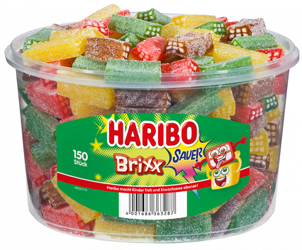 HARIBO Brixx Sauer Dose – Schoko GmbH