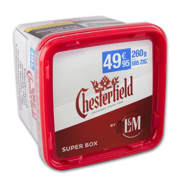 Chesterfield Volume Tobacco Red Zigarettentabak SUPER Box 310 Gramm ...
