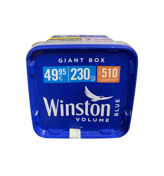 Winston Volumentabak Blue Giant Box 230 Gramm – Schoko GmbH