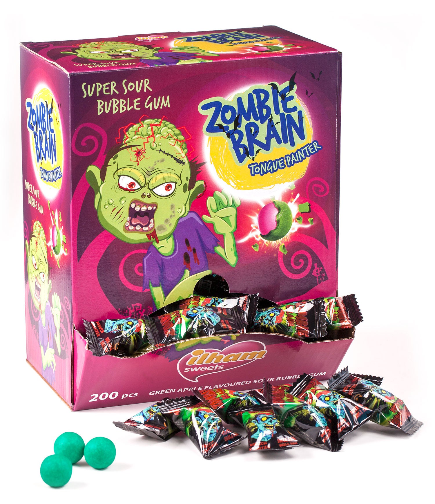 ZOMBIE BRAIN EXTREME SOUR MOUTH PAINTER – Schoko GmbH